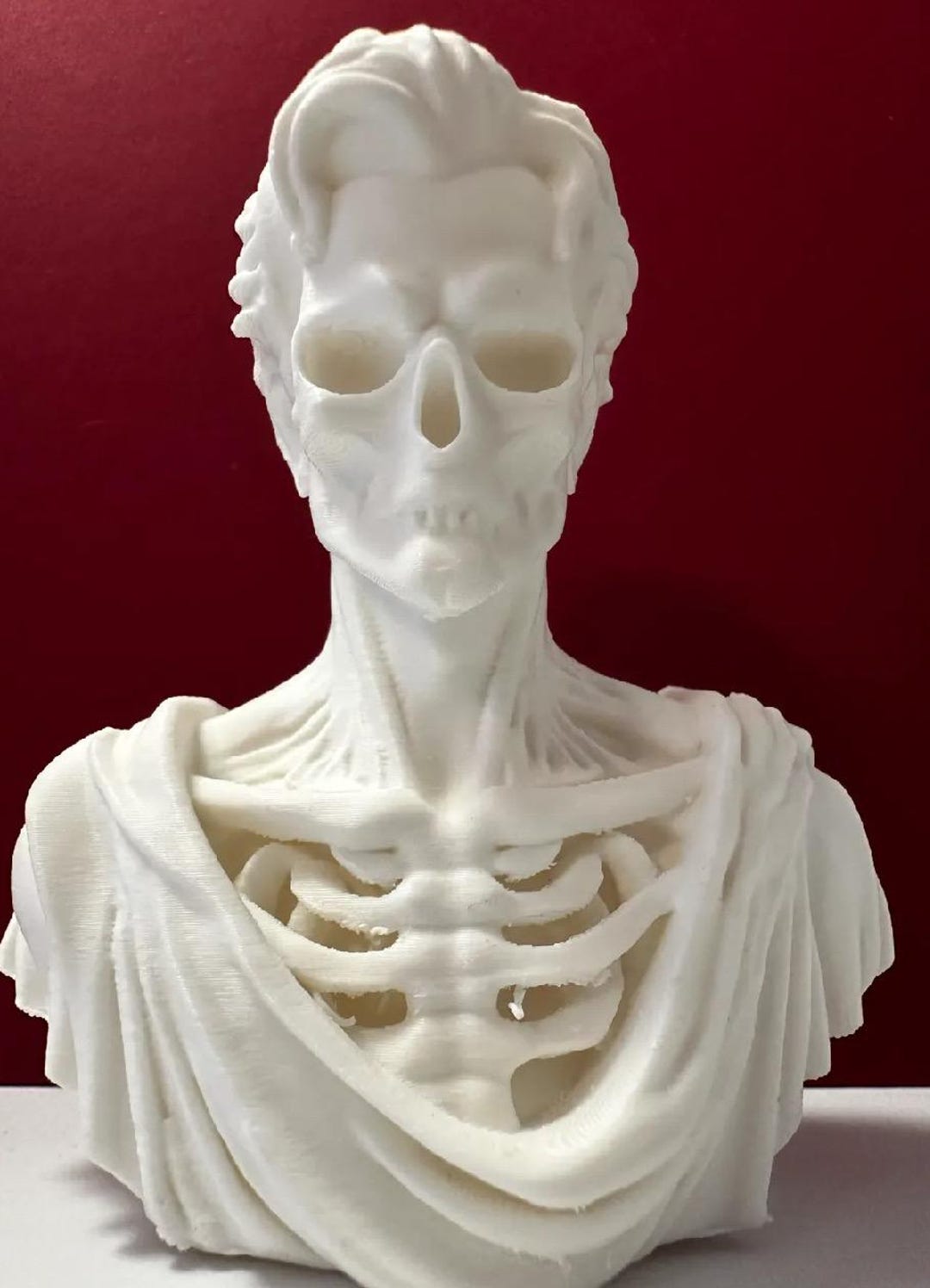 Skeleton Bust Hand Painted Air Brushed - Etsy