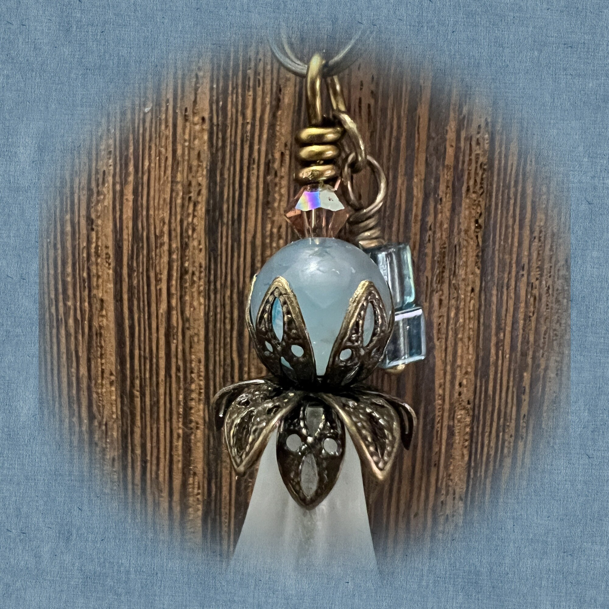 Blue Flower Bell Purse Charm - Etsy