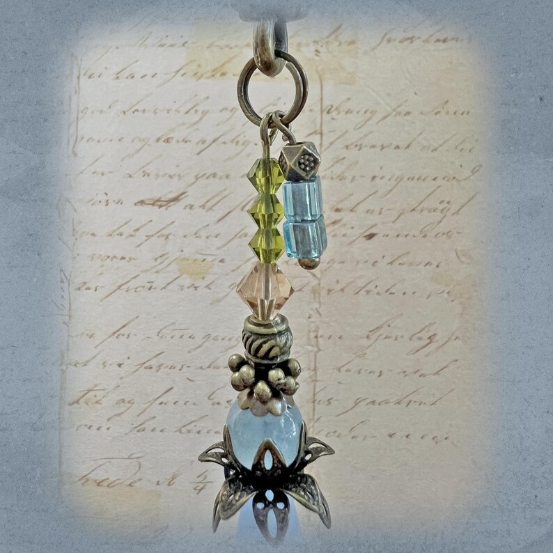 Blue Flower Bell Purse Charm - Etsy