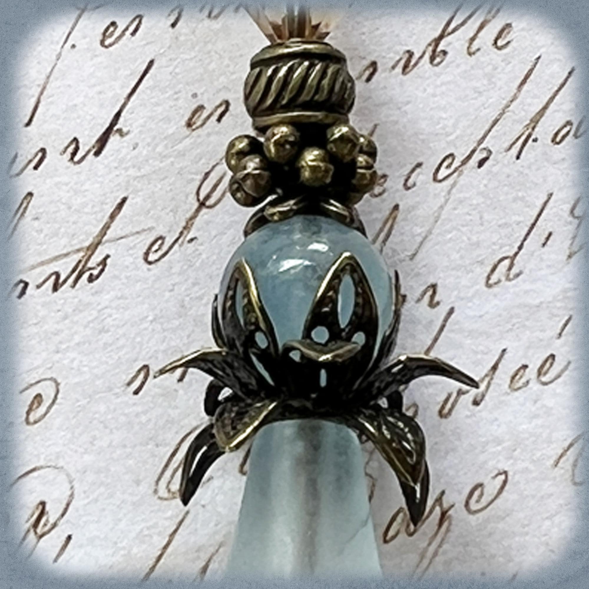 Blue Flower Bell Purse Charm - Etsy