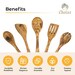 Olive Wood Kitchen Servers Set -5 Pcs - Etsy