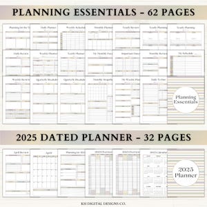 Ultimate Life Planner Printable Bundle | Adhd Productivity Planner ...