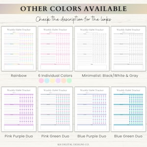 Ultimate Life Planner Printable Bundle Adhd Productivity Planner Habit ...