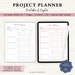 Project Planner Printable Task Tracker Digital Project Planner for ...
