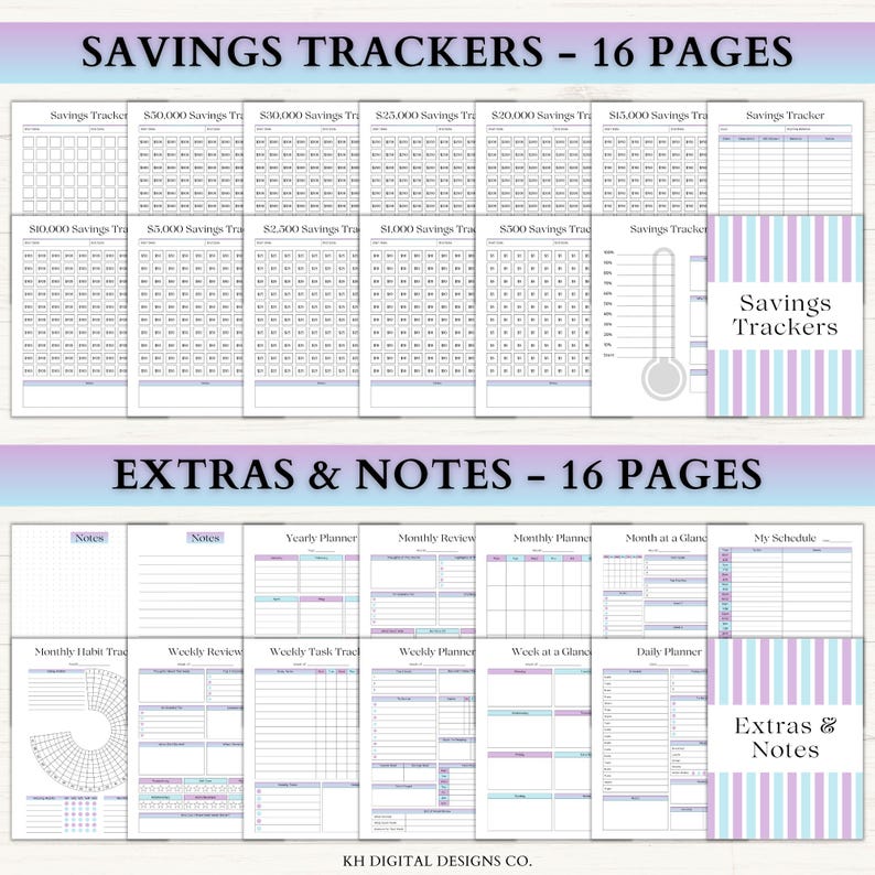 Finance Planner Printable | 2026 Budget Binder | Bill Calendar ...