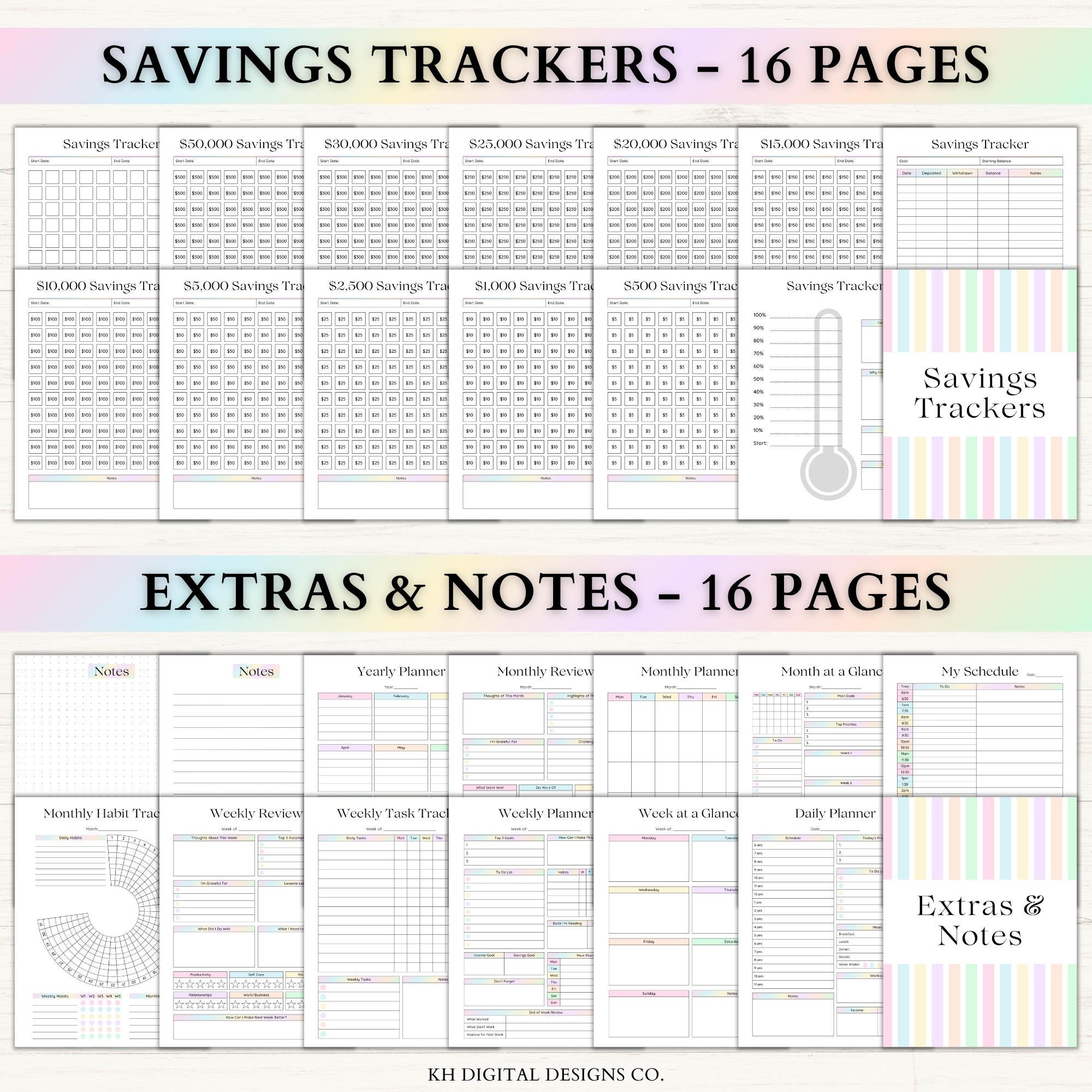 Finance Planner Printable | Adhd Budget Binder | Debt Payoff Tracker ...