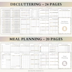 Home Management Binder | Printable Cleaning Schedule | Family Chore ...