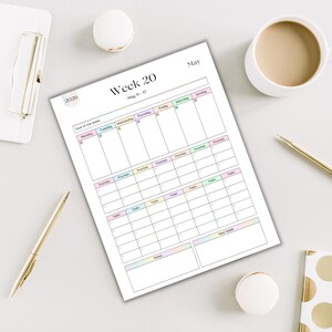 2025-2026 Academic Planner | Weekly Dated Planner | Academic Calendar ...
