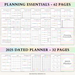 Ultimate Life Planner Printable Bundle | Adhd Productivity Planner ...