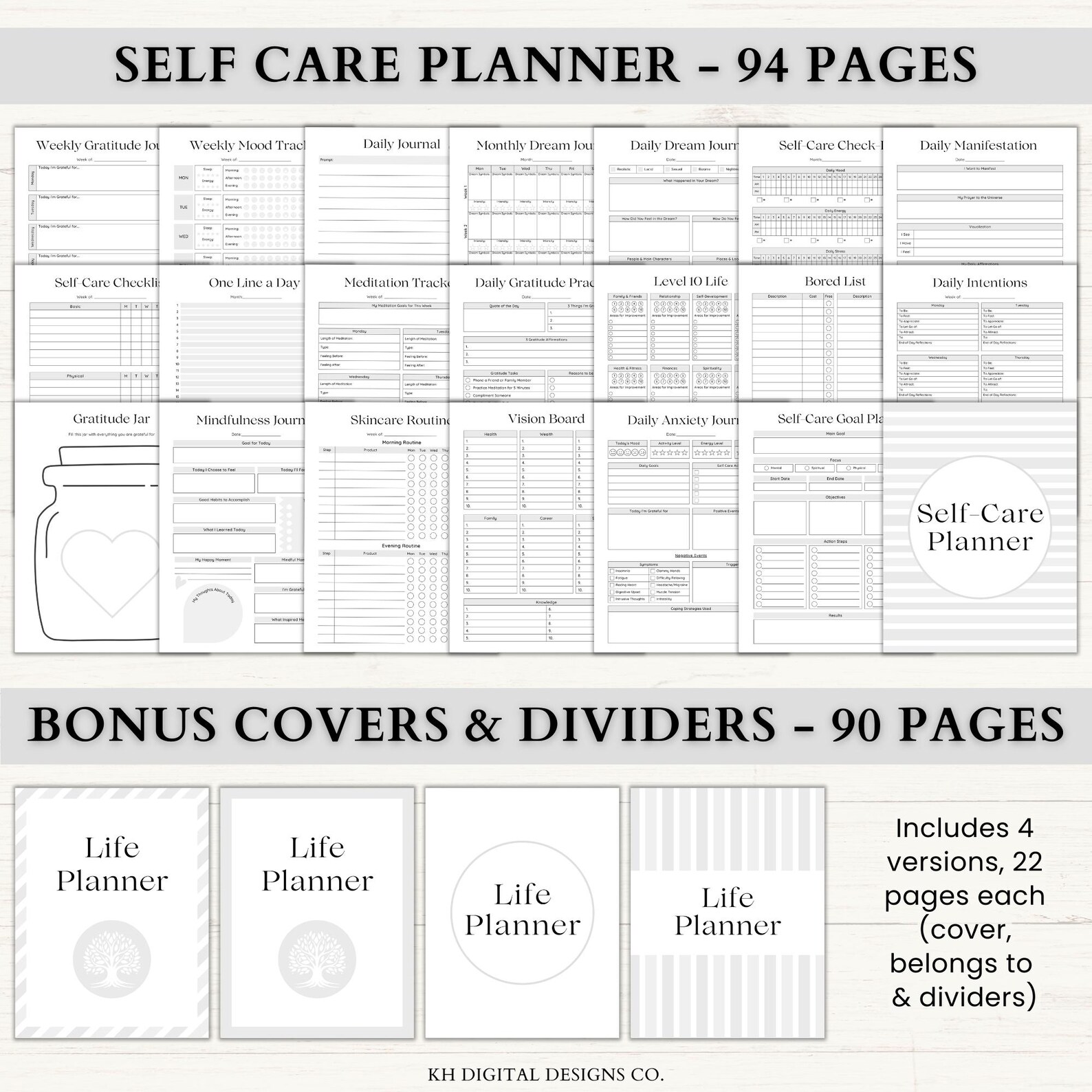 Ultimate Life Planner Printable Bundle | Adhd Productivity Planner ...