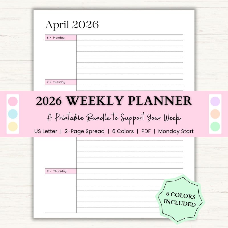 Printable Planner Layouts - Etsy