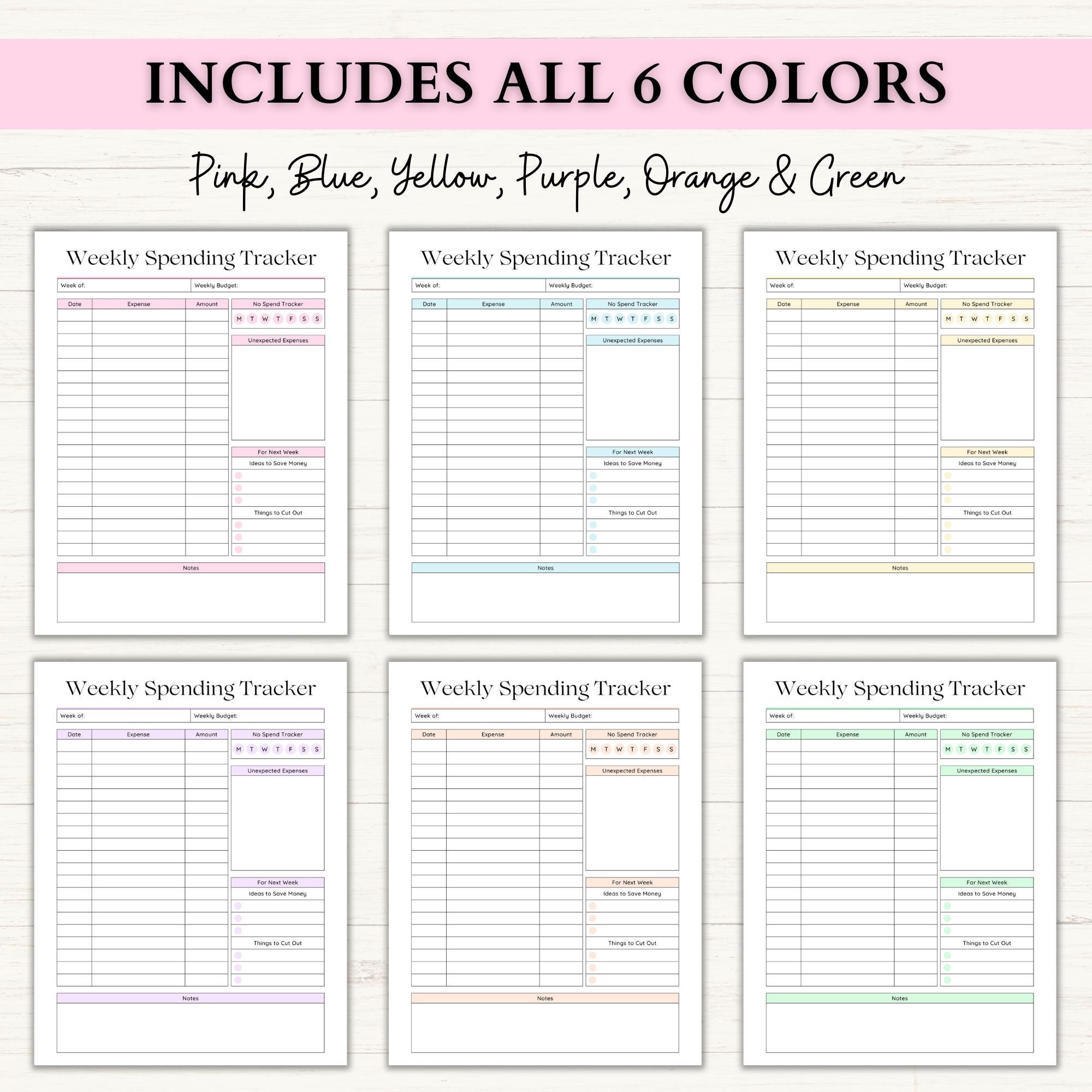 Finance Planner Printable | Adhd Budget Binder | Monthly Bill Tracker ...