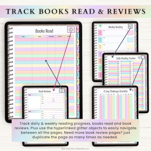 75 Soft Challenge Digital Hyperlinked Planner | Fitness Tracker Journal ...