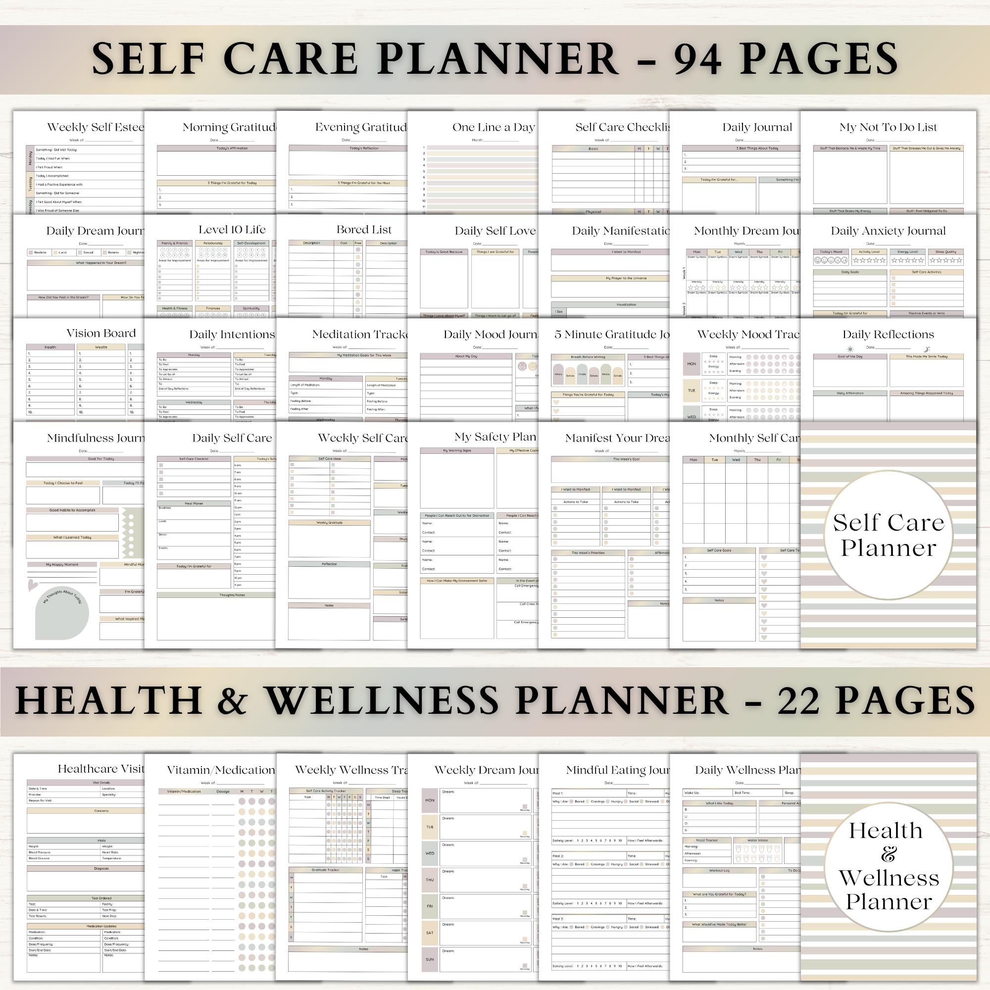 Ultimate Life Planner Printable Bundle | Adhd Productivity Planner ...
