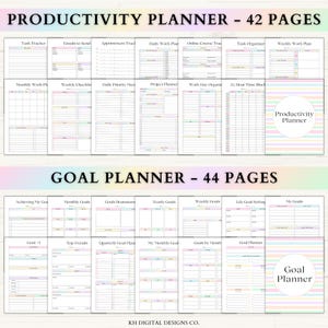 Ultimate Life Planner Printable Bundle | Adhd Productivity Planner ...