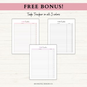 Project Planner Printable | Project Timeline Tracker | Productivity ...