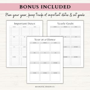 Editable Undated Monthly Calendar | One Page Perpetual Calendar | 12 ...
