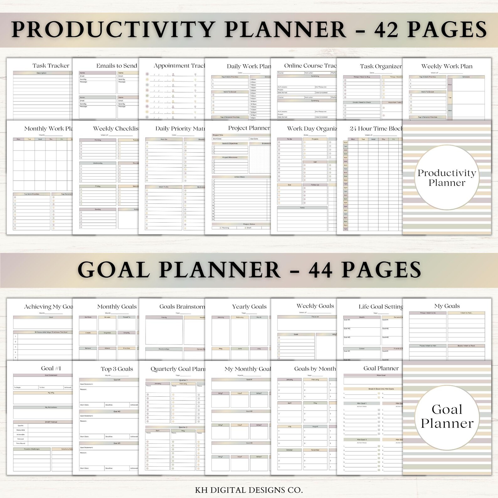 Ultimate Life Planner Printable Bundle | Adhd Productivity Planner ...