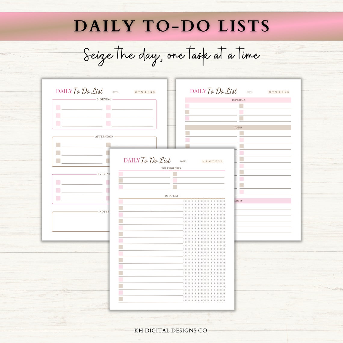 To Do List Printable Bundle | Goodnotes to Do List | Task Tracker ...