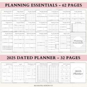 Ultimate Life Planner Printable Bundle | Adhd Productivity Planner ...