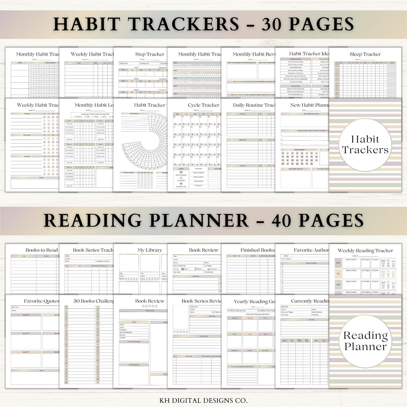 Ultimate Life Planner Printable Bundle | Adhd Productivity Planner ...