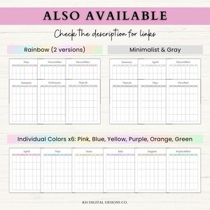 Editable Undated Monthly Calendar | Seasonal Holiday Themed Perpetual ...