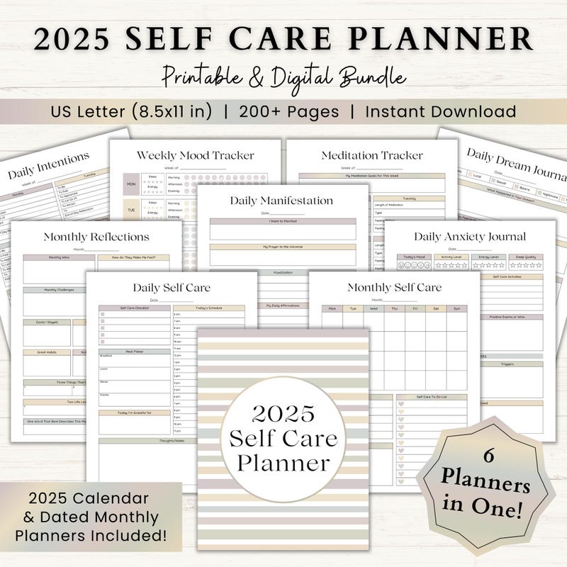 Mental Health Planner - Etsy