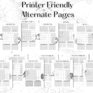 Horoscope Planner PDF , Printable Calendar Template, Printable Life ...