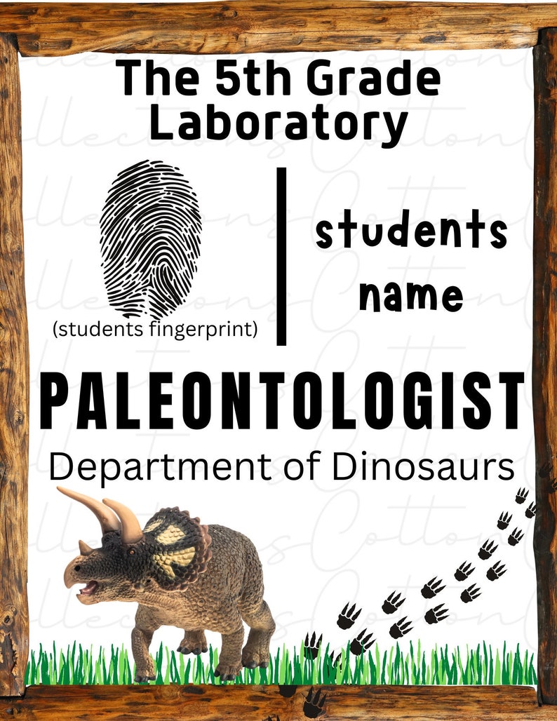 Paleontologists Student Badge PNG - Dinosaurs - Etsy