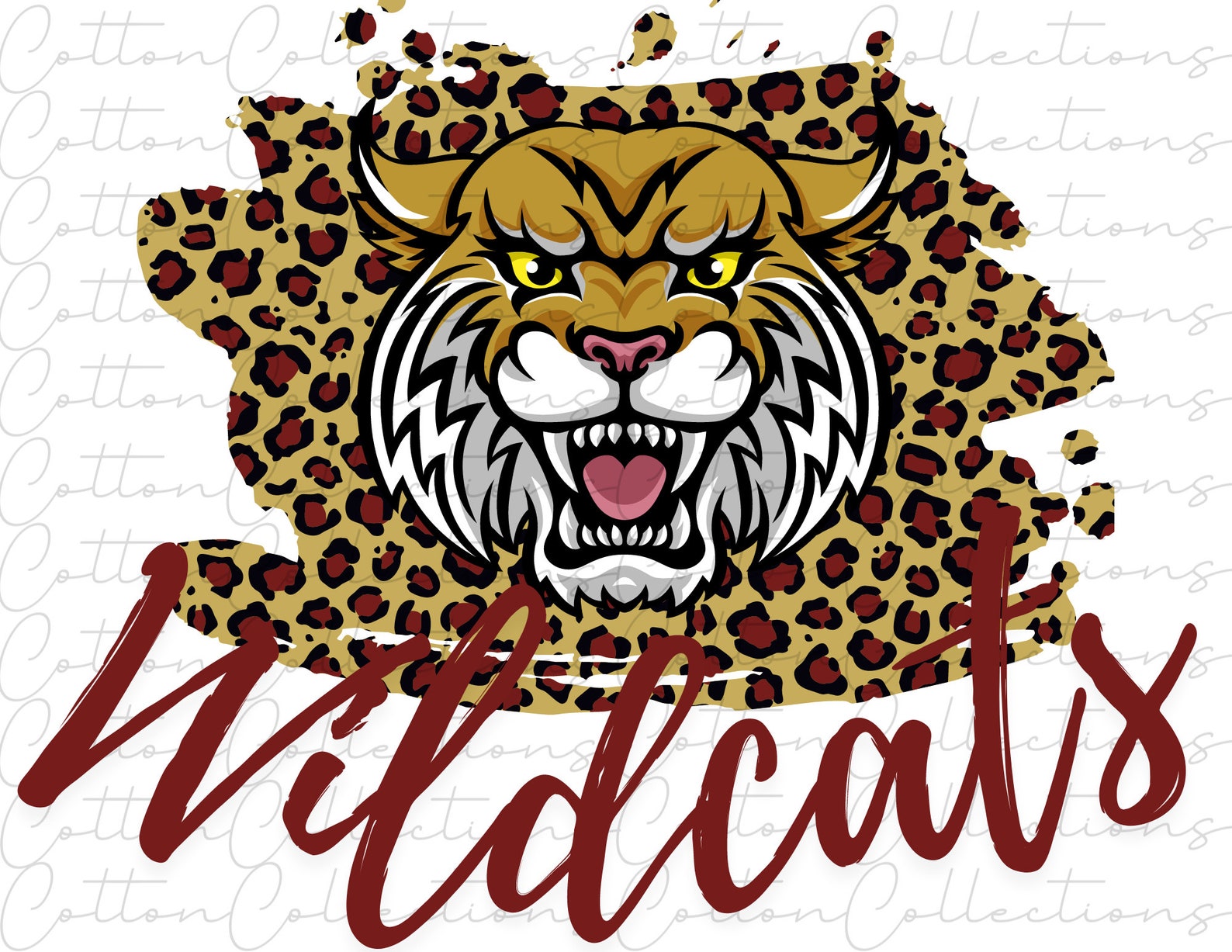 Wildcats - Team Logo - Wildcat - Etsy