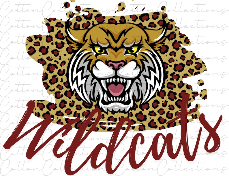 Wildcats - Team Logo - Wildcat - Etsy