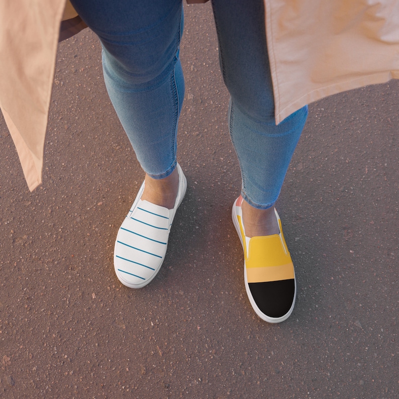 Paper and Pencil Shoe for Teacher Outfit or Teacher Women’s Slip-on ...