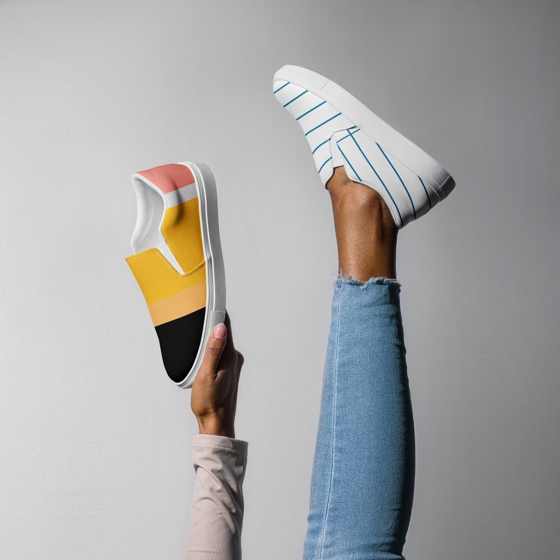 Paper and Pencil Shoe for Teacher Outfit or Teacher Women’s Slip-on ...