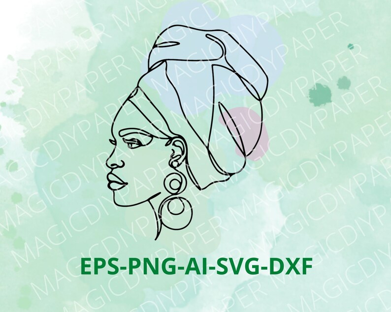 Woman Svg Line Art Woman SVG One Line Art Woman for - Etsy