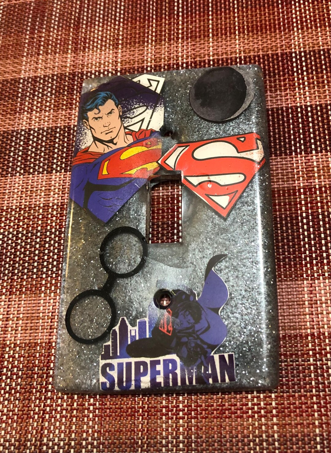 Superman Themed Light Switch Cover - Etsy