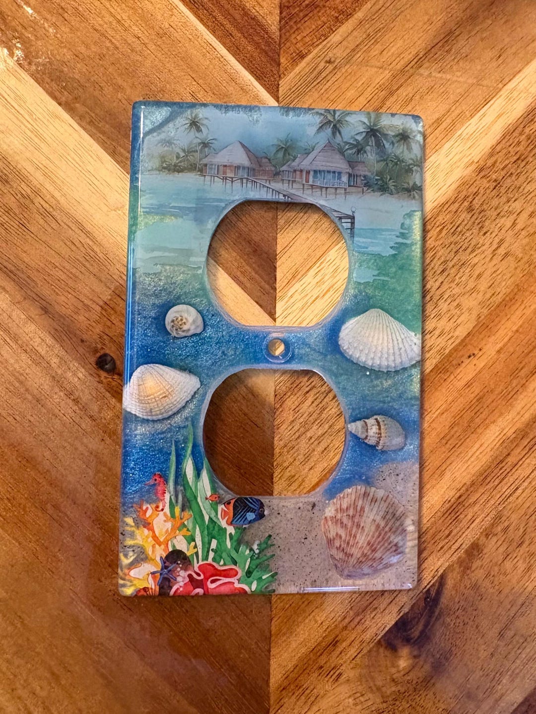Beach Themed Outlet Cover #3 - Etsy