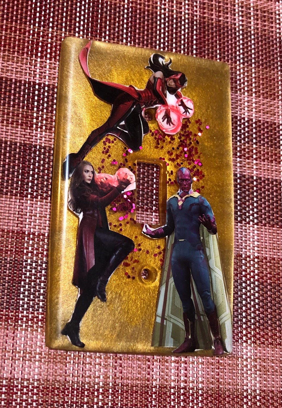 Scarlet Witch and Vision Themed Light Switch Cover - Etsy