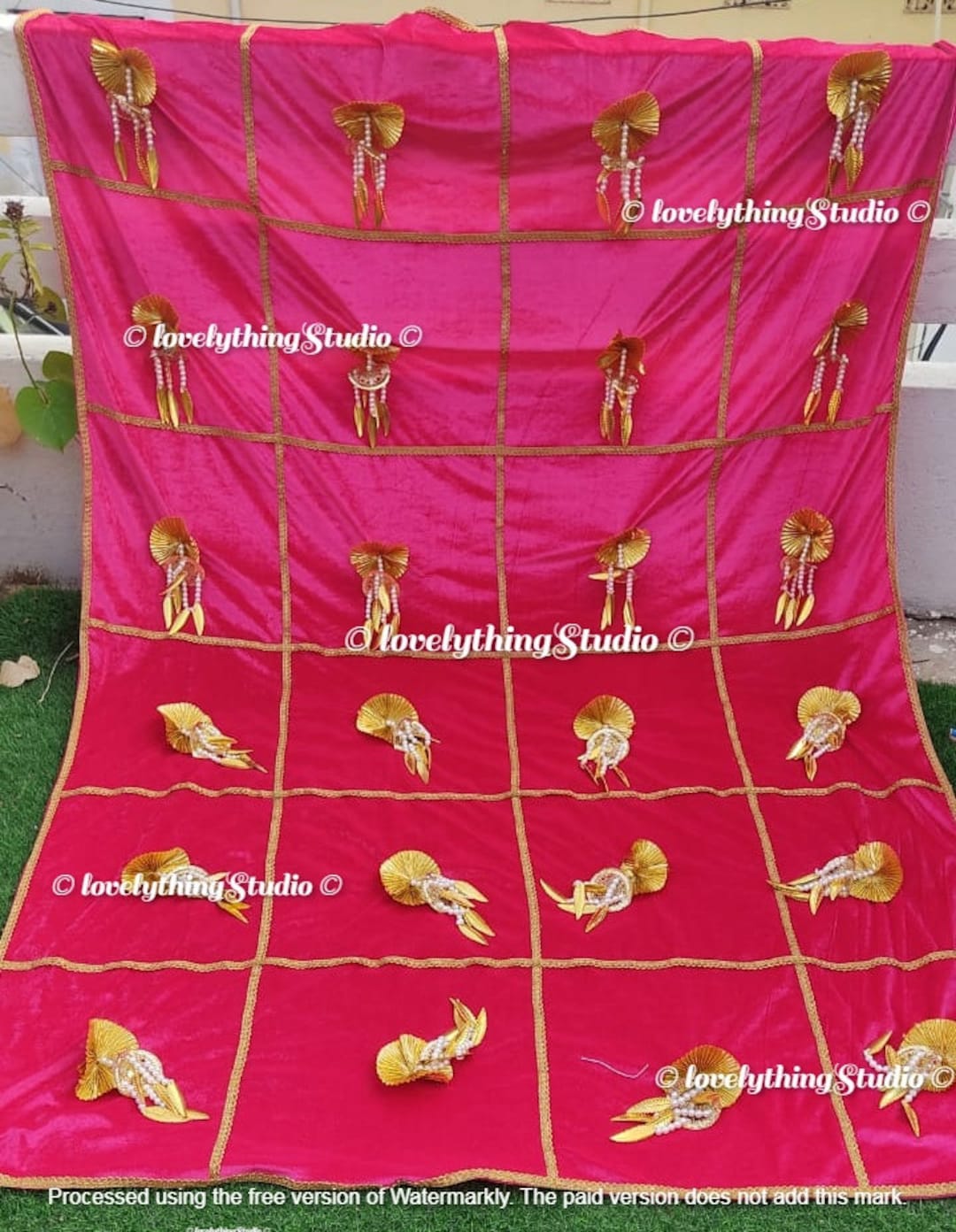 Free Shipping Velvet Bridal Chadar for Bridal Entry Kalira - Etsy