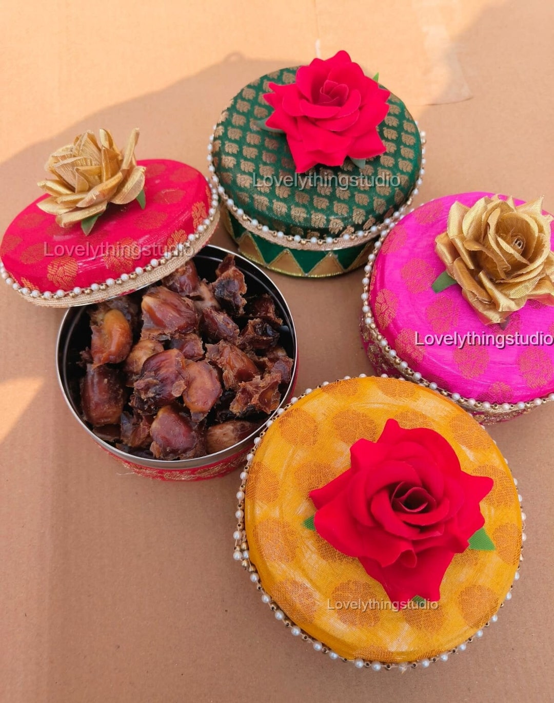 250 Grams Box Indian Stainless Steel Box Iftar Party Return Gift ...