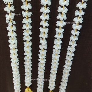 String Exquisite Artificial Mogra Bell Fluffy Creeper Bail Garland ...