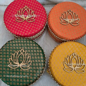 Hand Decorative Steel Boxes for Mehendi Gift, Haldi Gifts,indian Favor ...