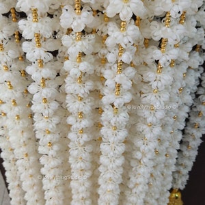 String Exquisite Artificial Mogra Bell Fluffy Creeper Bail Garland ...