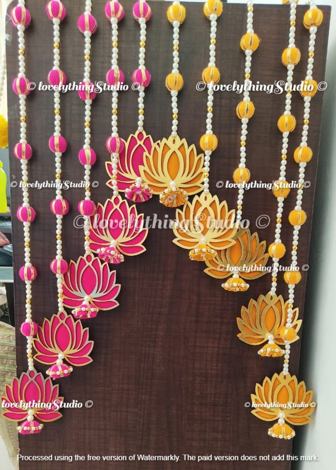 Handmade Eco Friendly Lotus String, Unique Lotus String for Diwali ...
