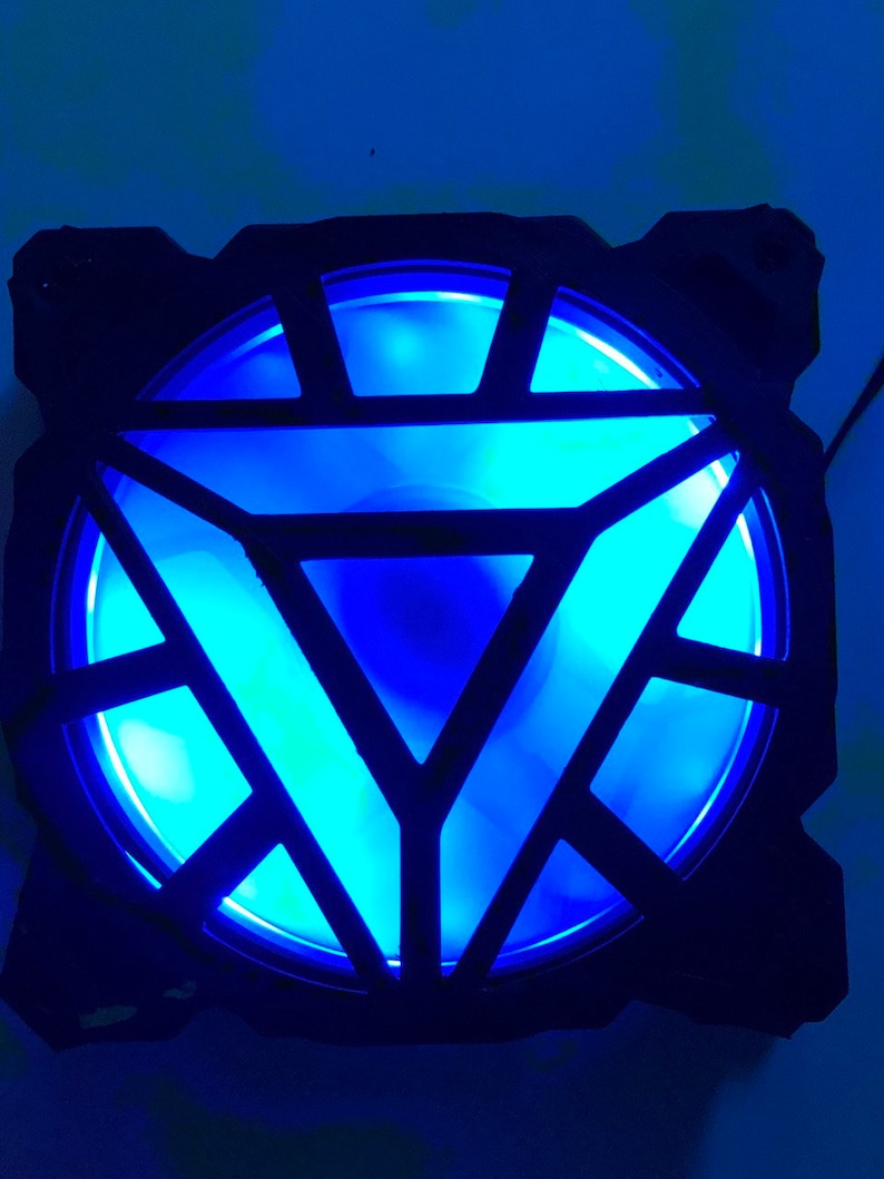 3 Pcs Arc Reactor V1 Fan Cover 3x Computer Gaming Fan Grill SHROUD ...