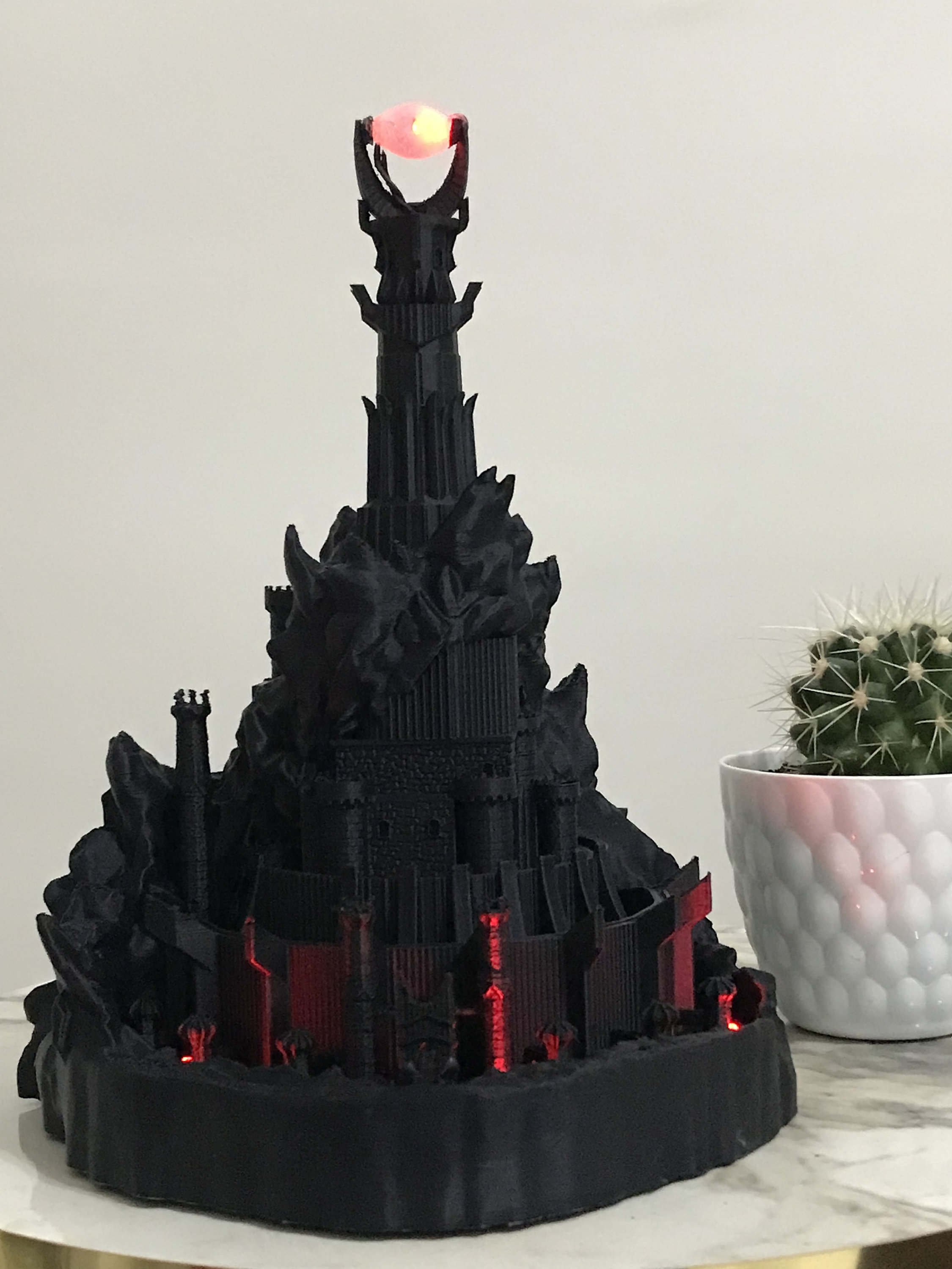 Tower of Sauron/barad Dur/ Eye of Sauron/ Lord of the Rings/ Rings of ...