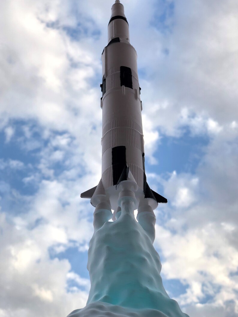 Apollo 11 Saturn V Rocket Lamp Night Lamp Table Decor Desk Art - Etsy