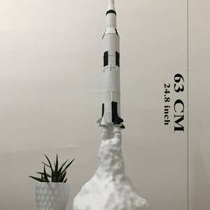 Apollo 11 Saturn V Rocket Lamp Night Lamp Table Decor Space Lamp Nasa ...
