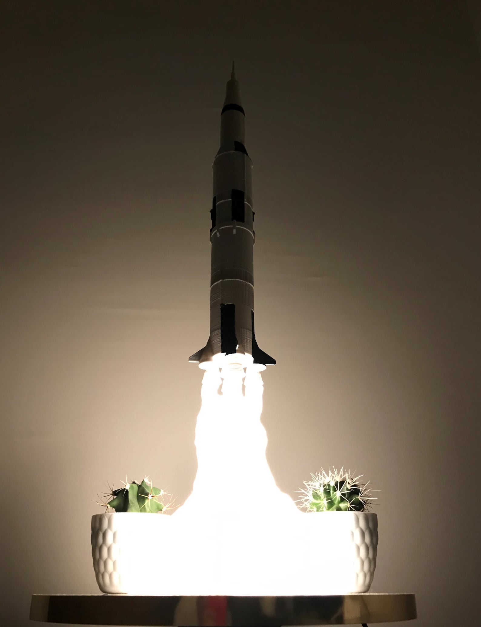 Apollo 11 Saturn V Rocket Lamp Night Lamp Table Decor Space Lamp Nasa ...