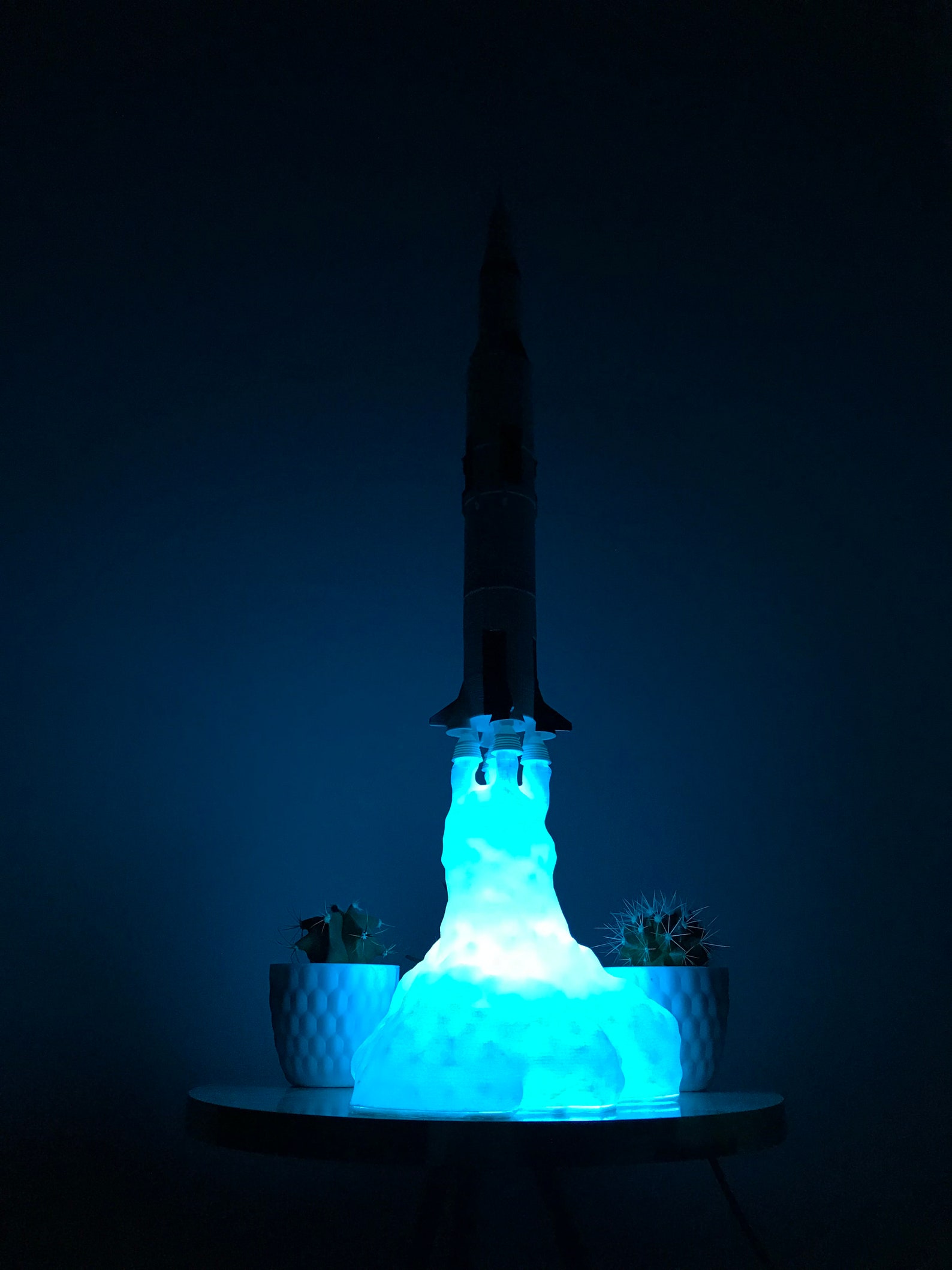 Apollo 11 Saturn V Rocket Lamp Night Lamp Table Decor Desk Art - Etsy