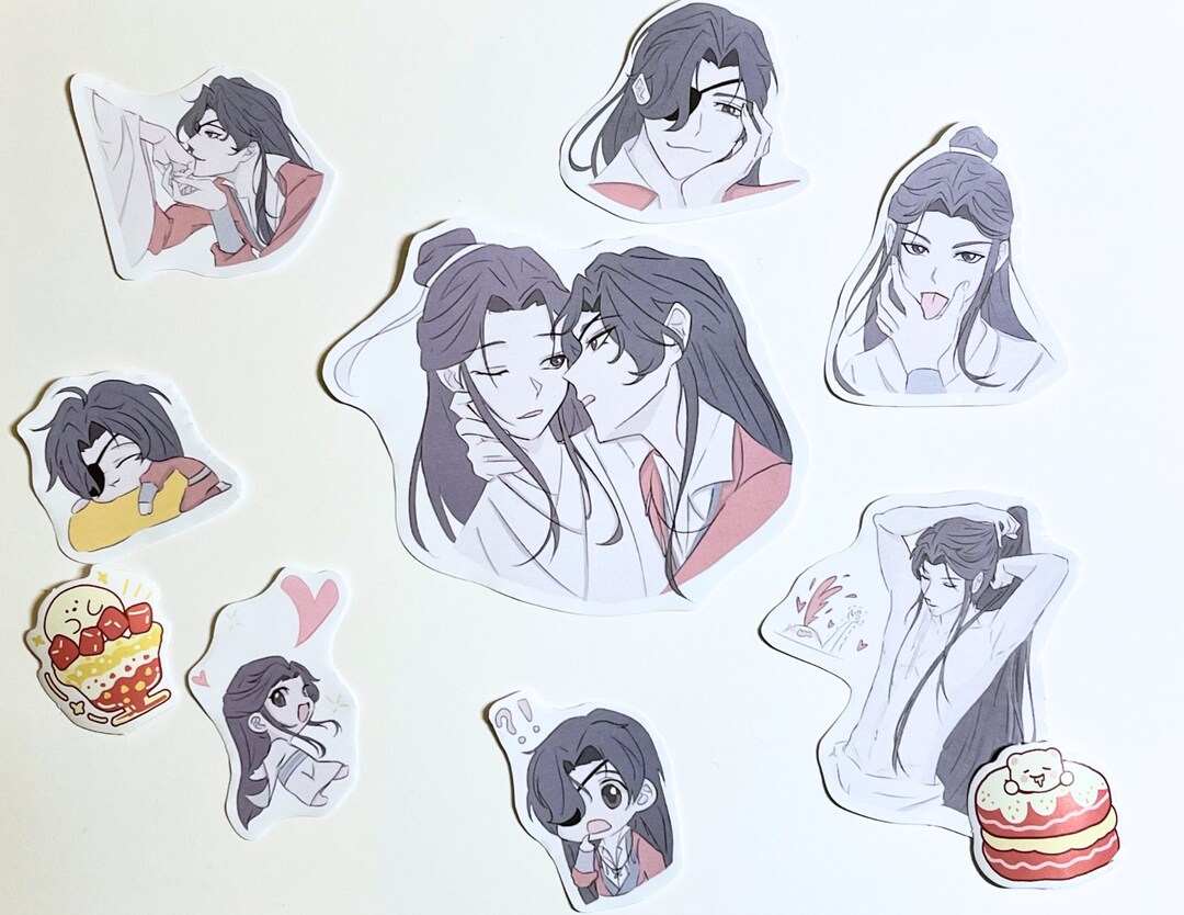 Heaven Official's Blessing Stickers 8 Pcs 天官赐福 TGCF Stickers - Etsy